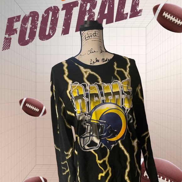 NFL | Shirts | La Rams Ls Official Tshirt Nwt | Poshmark